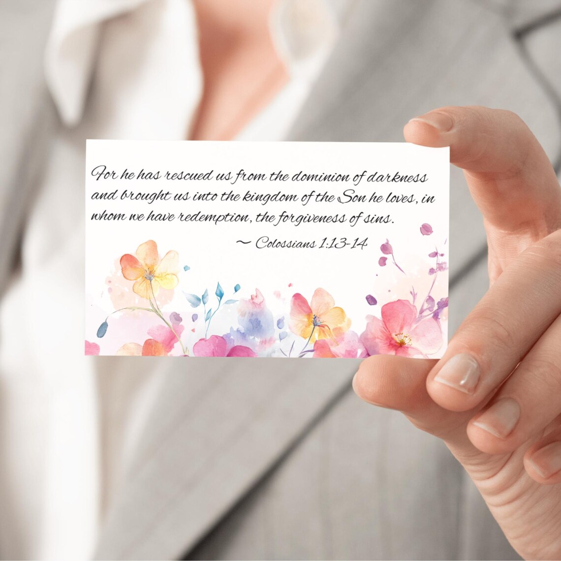 57 Printable Bible Verse Cards, Summer Theme With Uplifting Scripture ...