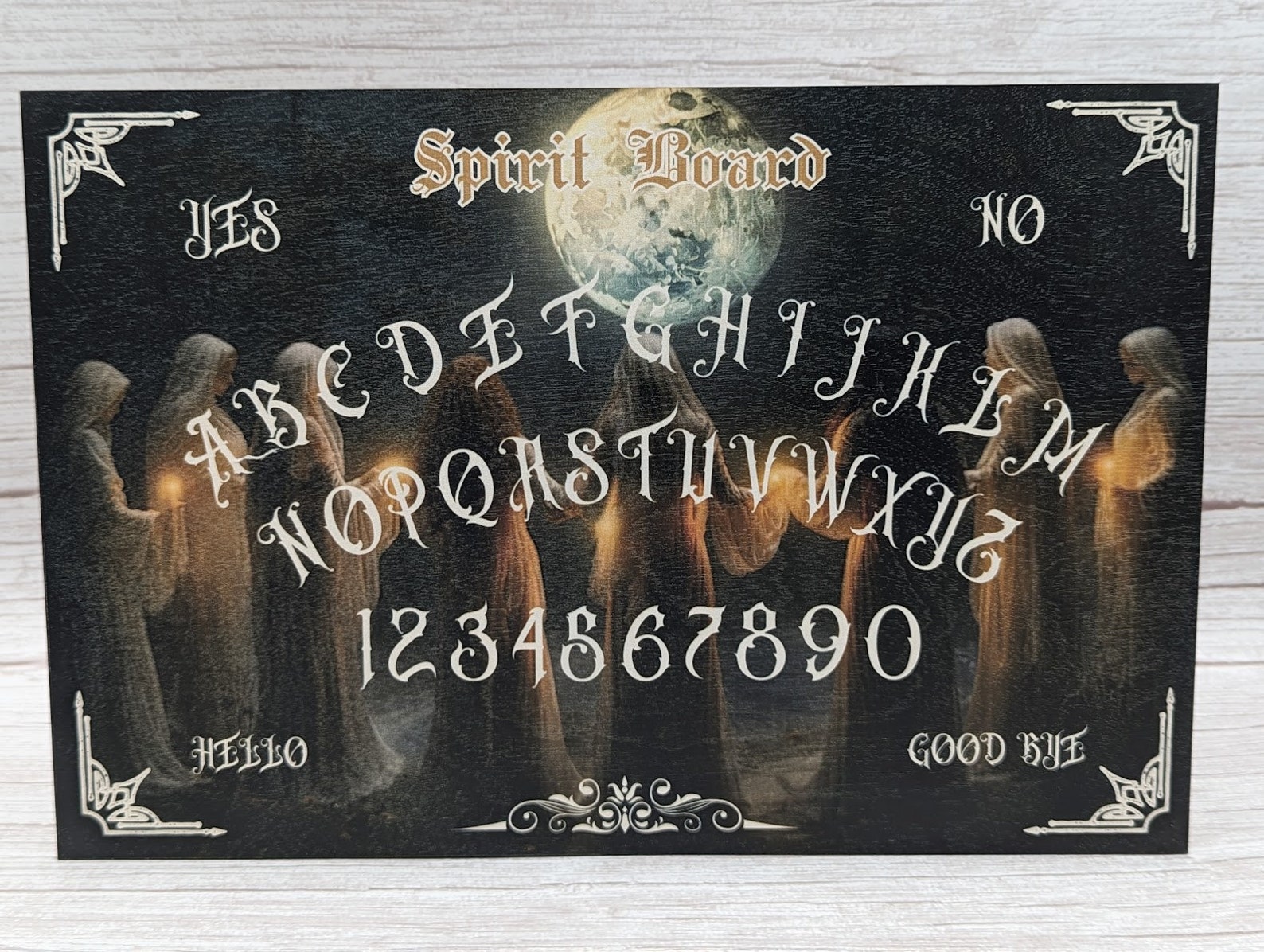 Ouija Board Planchette Talking Board Games Witchcraft Decor Gifts ...