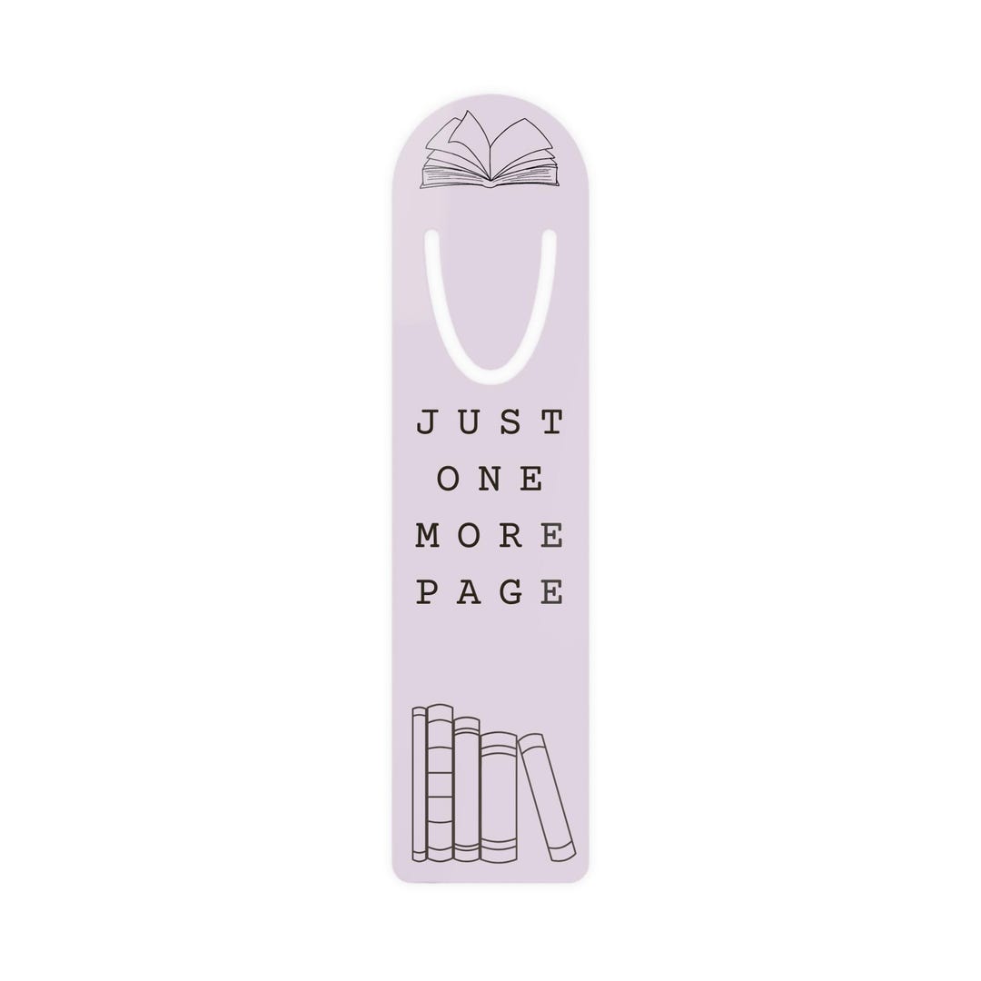 Book Themed Bookmark | Pretty Bookish Bookmark | Simple Bookmark - Etsy