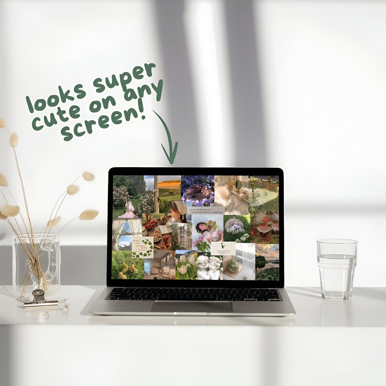 Cottagecore Desktop Wallpaper Icon Pack 13-inch Cottagecore Inspired ...