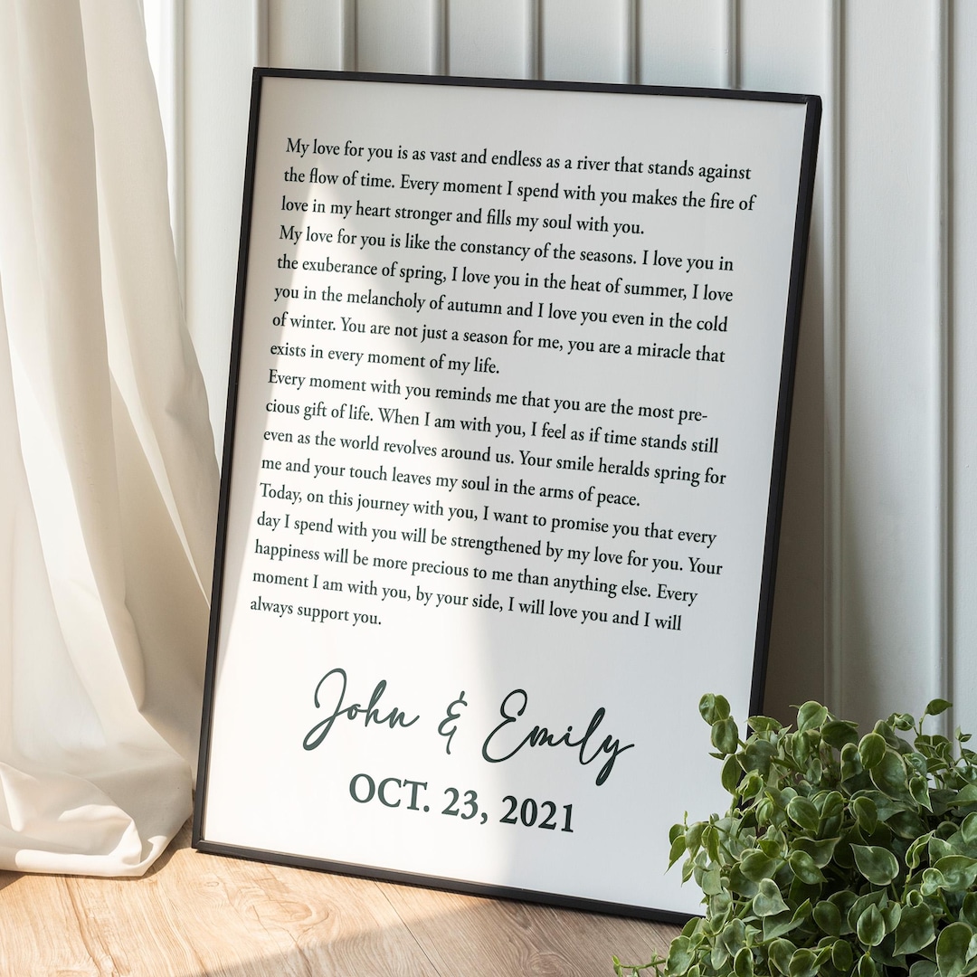 Custom Text Print, Custom Quote Canvas, Personalized Text Print, Custom ...