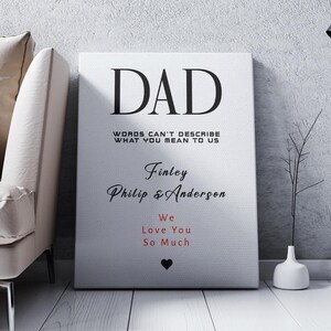 Personalized Family Name Print, Family Wall Print, Wall Decor ...