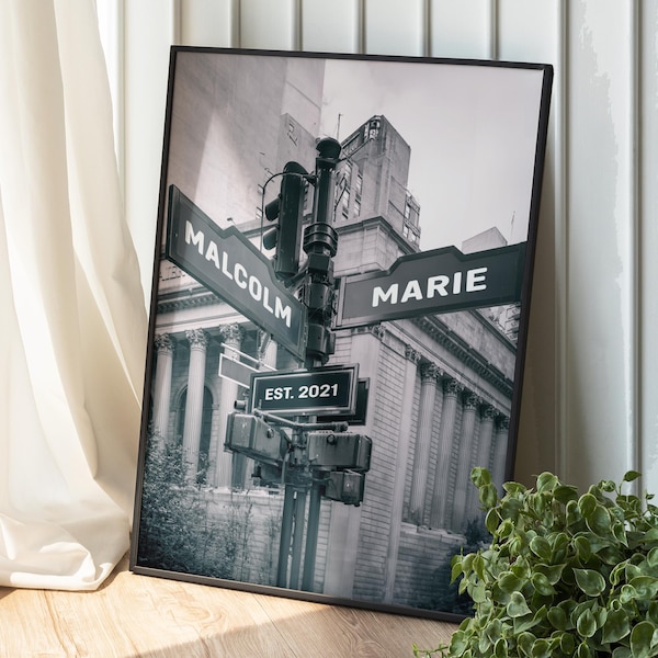 Wedding Street Sign - Etsy