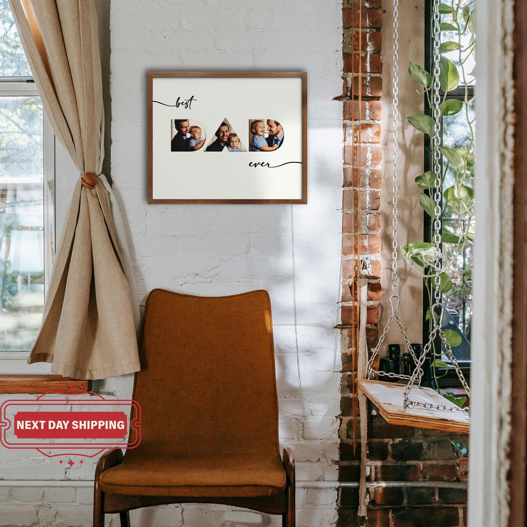 Dad Photo Collage Frame, Fathers Day Gift, Personalized Father's Day ...