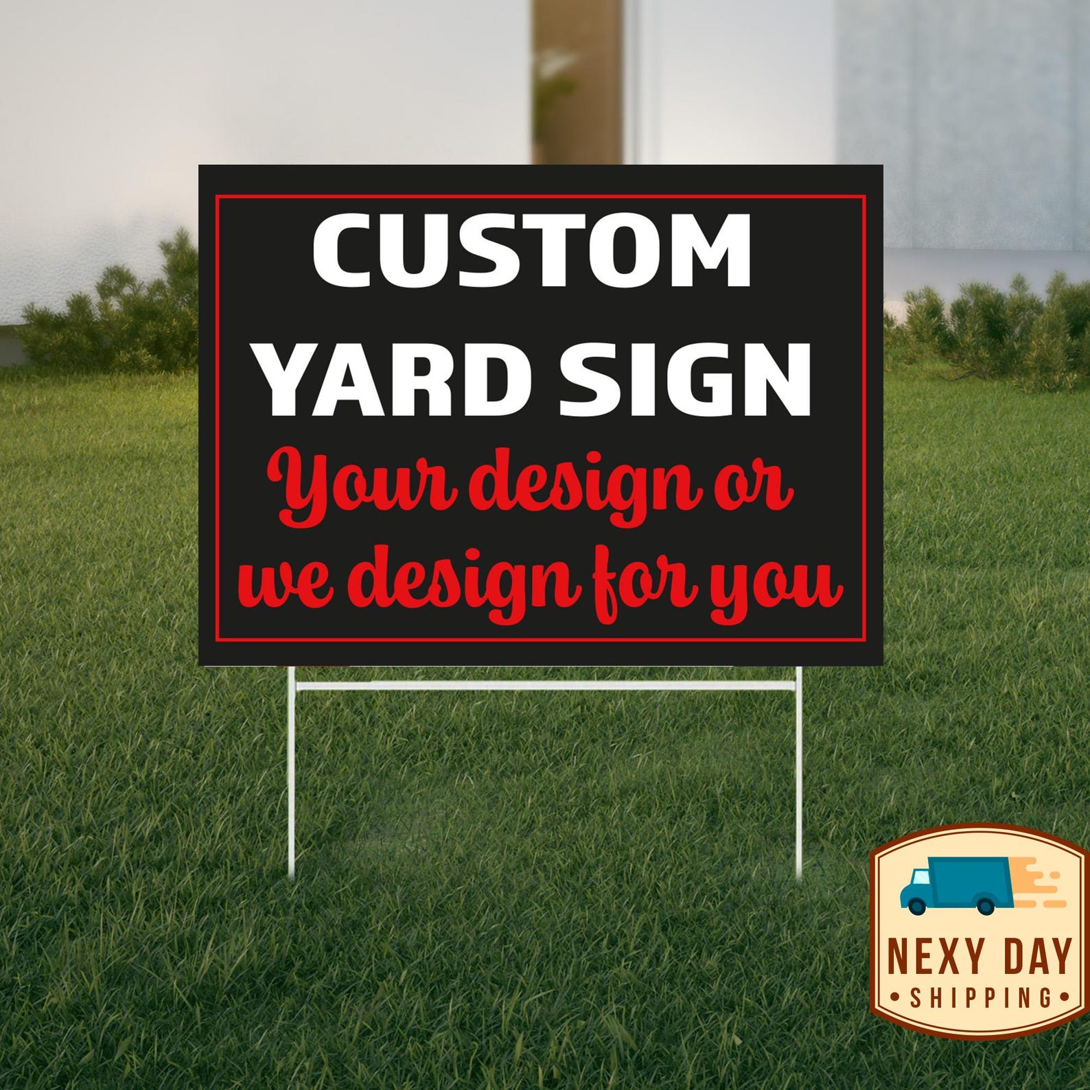 Custom Design Yard Sign, Personalized Yard Sign, Custom Lawn Sign ...