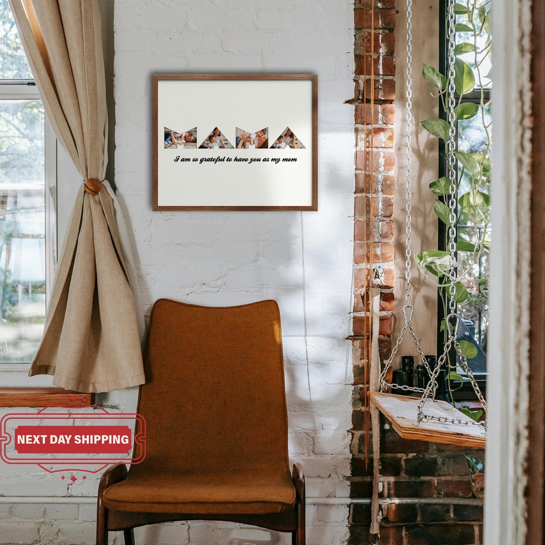 Mama Photo Collage, Custom Mama Photo Print, Personalized Mama Frame ...