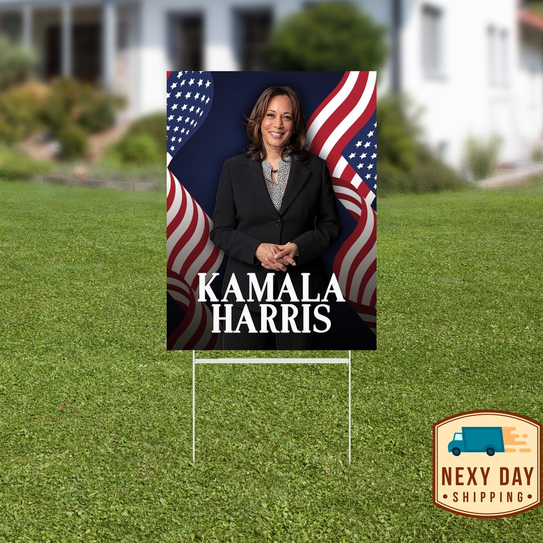 Kamala Yard Sign, Vote 2024, Election Sign, Metal Yard Sign, Kamala ...