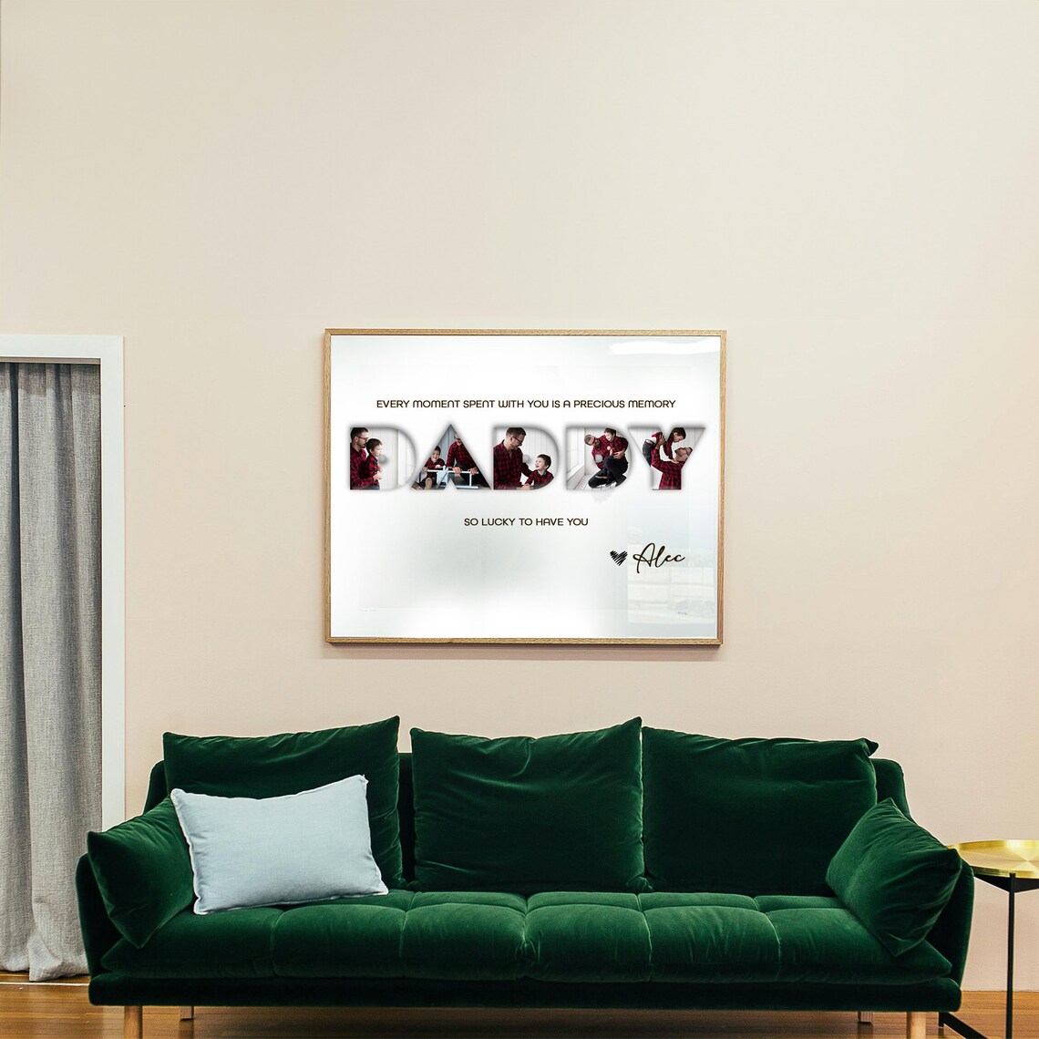 Daddy Photo Collage Frame, Father Day Gift, Customized Father's Day ...