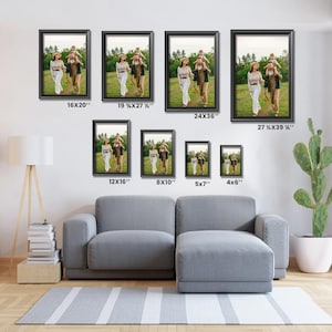 One Line Drawing Photo Frame, Custom Couple Portrait, Custom Family ...