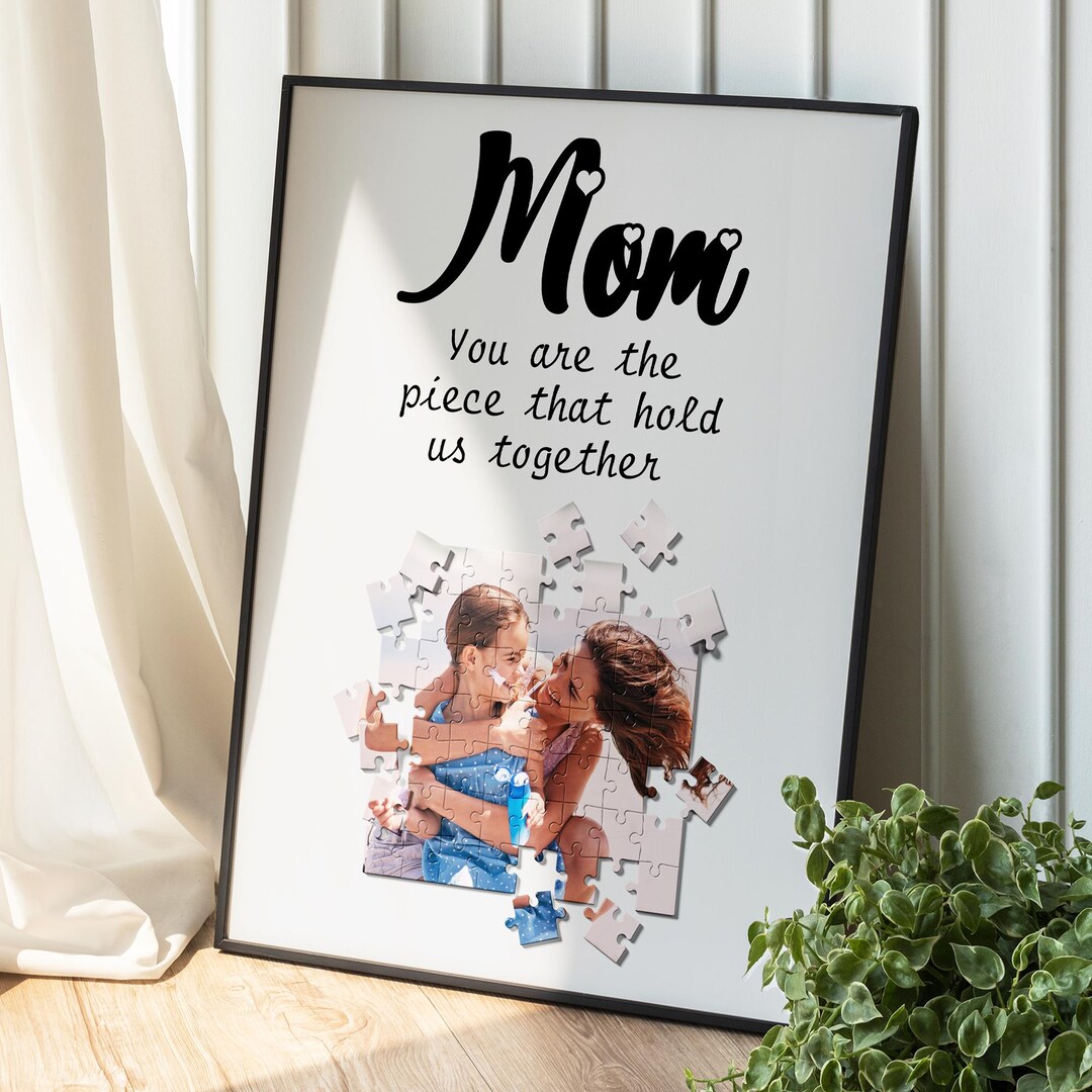 Custom Mom Photo Print, Mother's Day Wall Art, Mom Print, Framed Wall ...