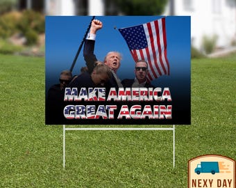 Trump make America Great Again Yard Sign - Etsy