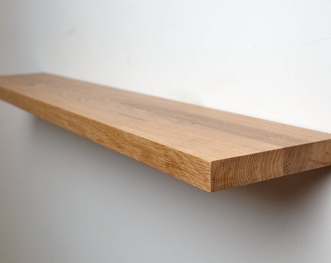 Floating Curved Wall Shelf Australian Hardwood Shelving Solid Handmade ...