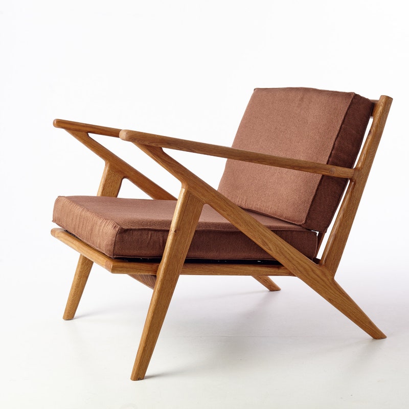 Mid Century Z Chair - Etsy