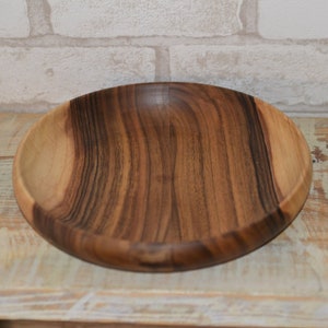 Walnut Wood Plate, Serving Plate, Wood Platter, Wood Bowl, Kitchen ...