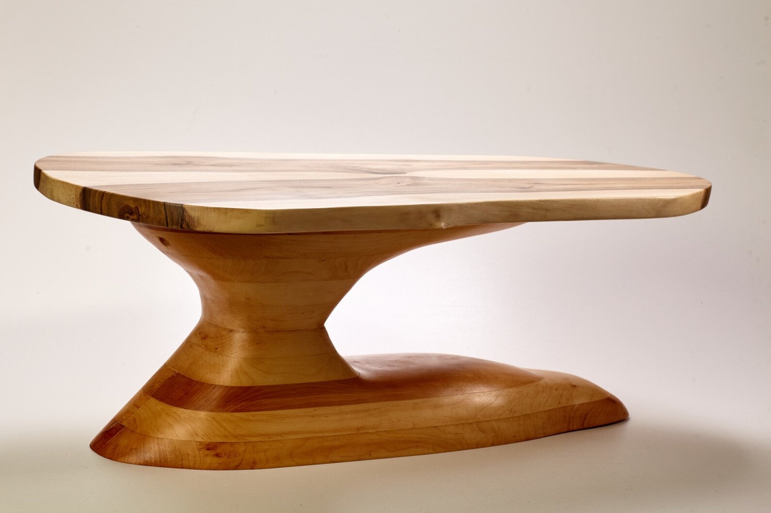 Wooden Coffee Table Sculpture, Live Edge Coffee Table, Walnut Coffee Table, Handmade Coffee ...