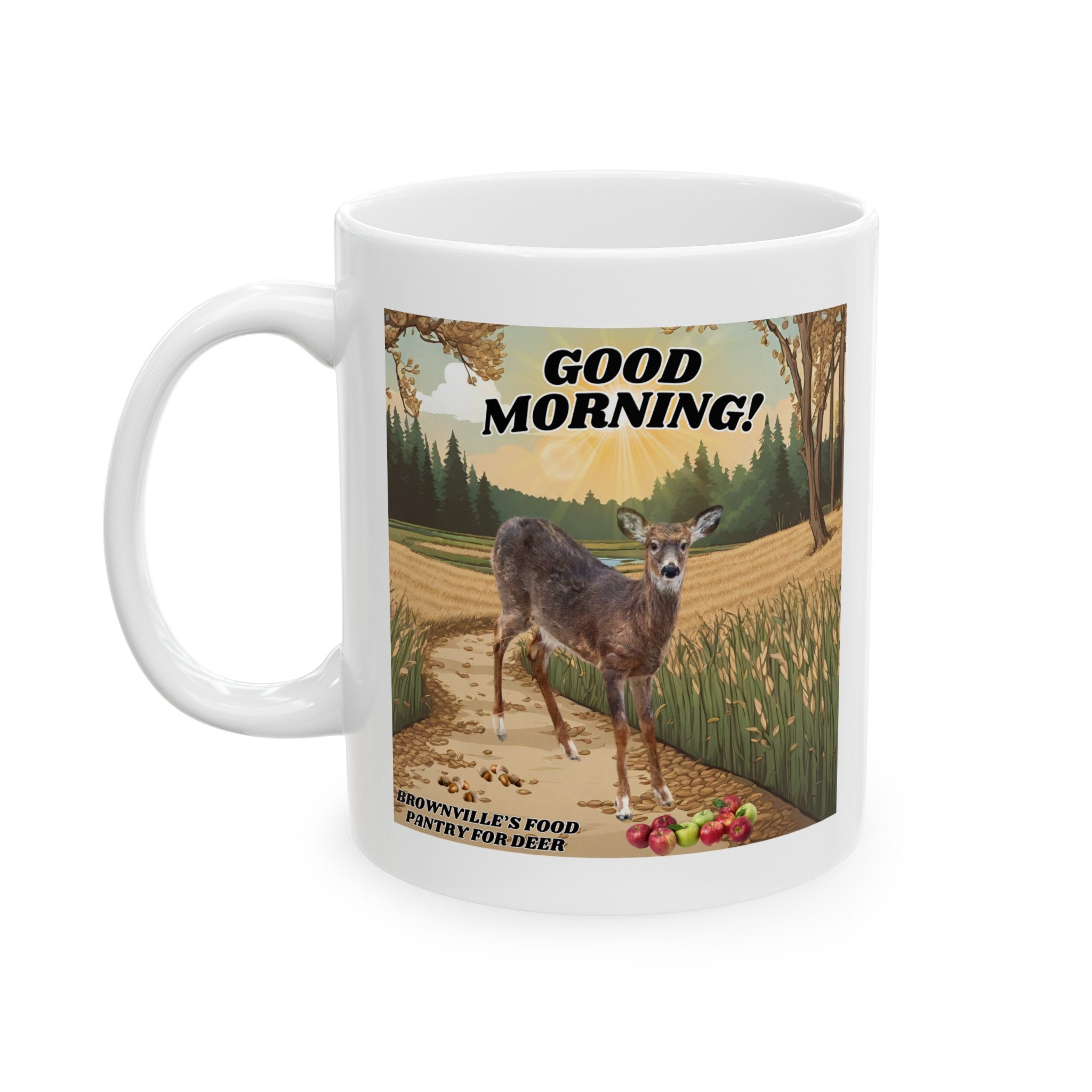 Good Morning Shaggy Ceramic Mug - Etsy