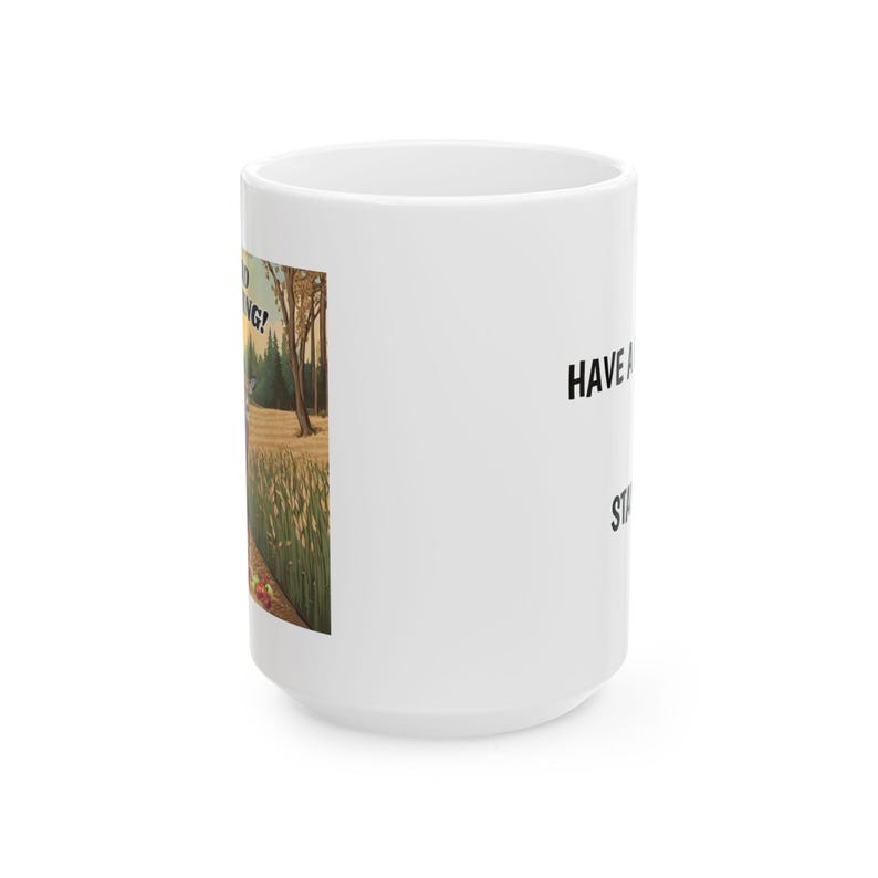Good Morning Shaggy Ceramic Mug - Etsy