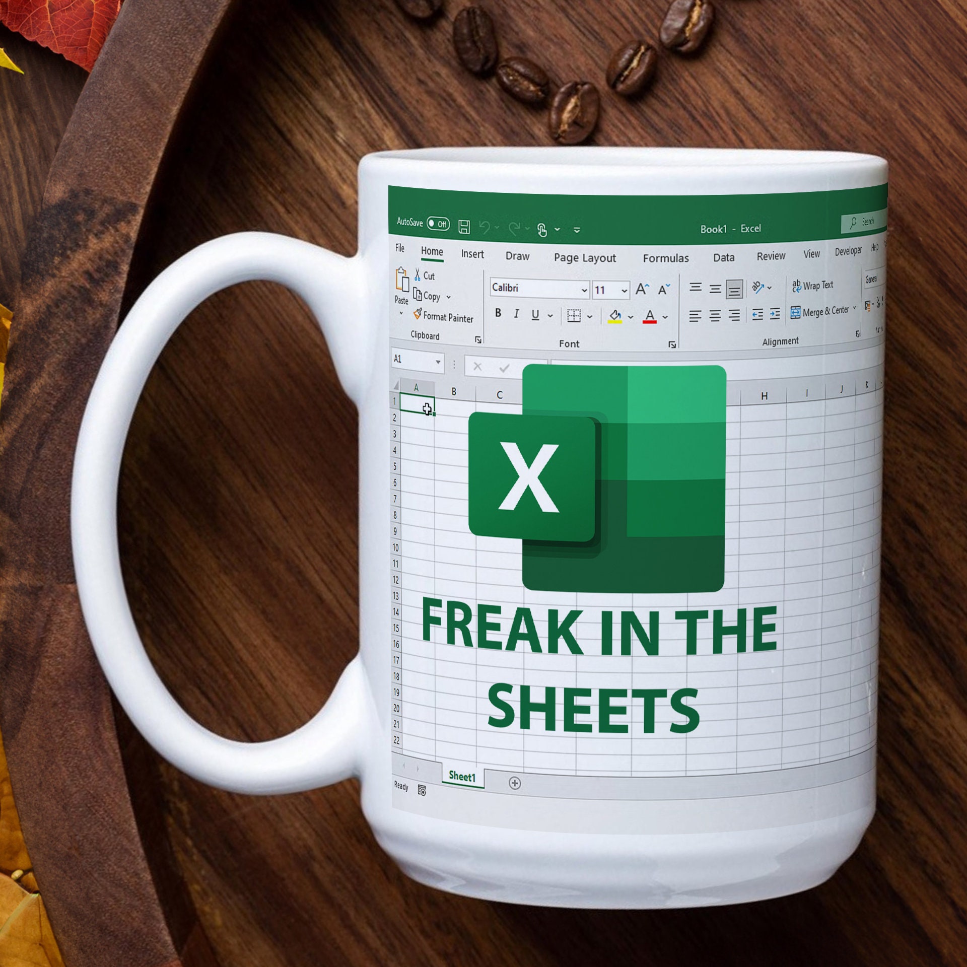 Funny Excel Coffee Mug, Perfect Gift for Accountants, Data Analyst ...
