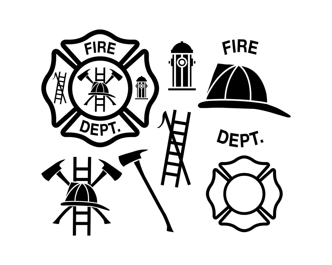 Fire Dept SVG Download, Firefighter SVG, Fireman SVG, Fire Department ...
