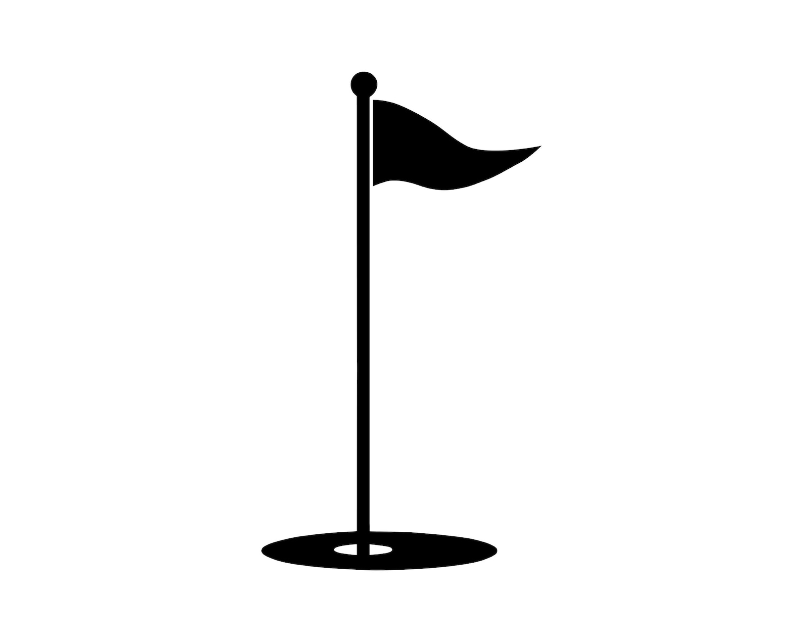 Golf Flag SVG, Golf SVG, Golf Flag Clipart, Golf Clip Art, Cut Files ...