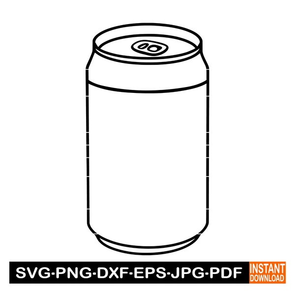 Beer Can Vector - Etsy