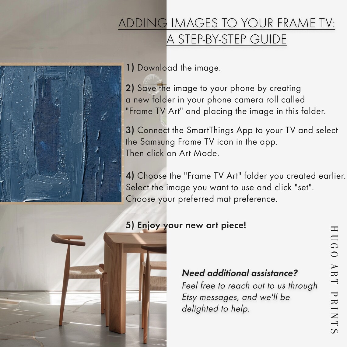 Samsung Frame TV Art, Modern Texture Painting for Frame TV, Palette ...