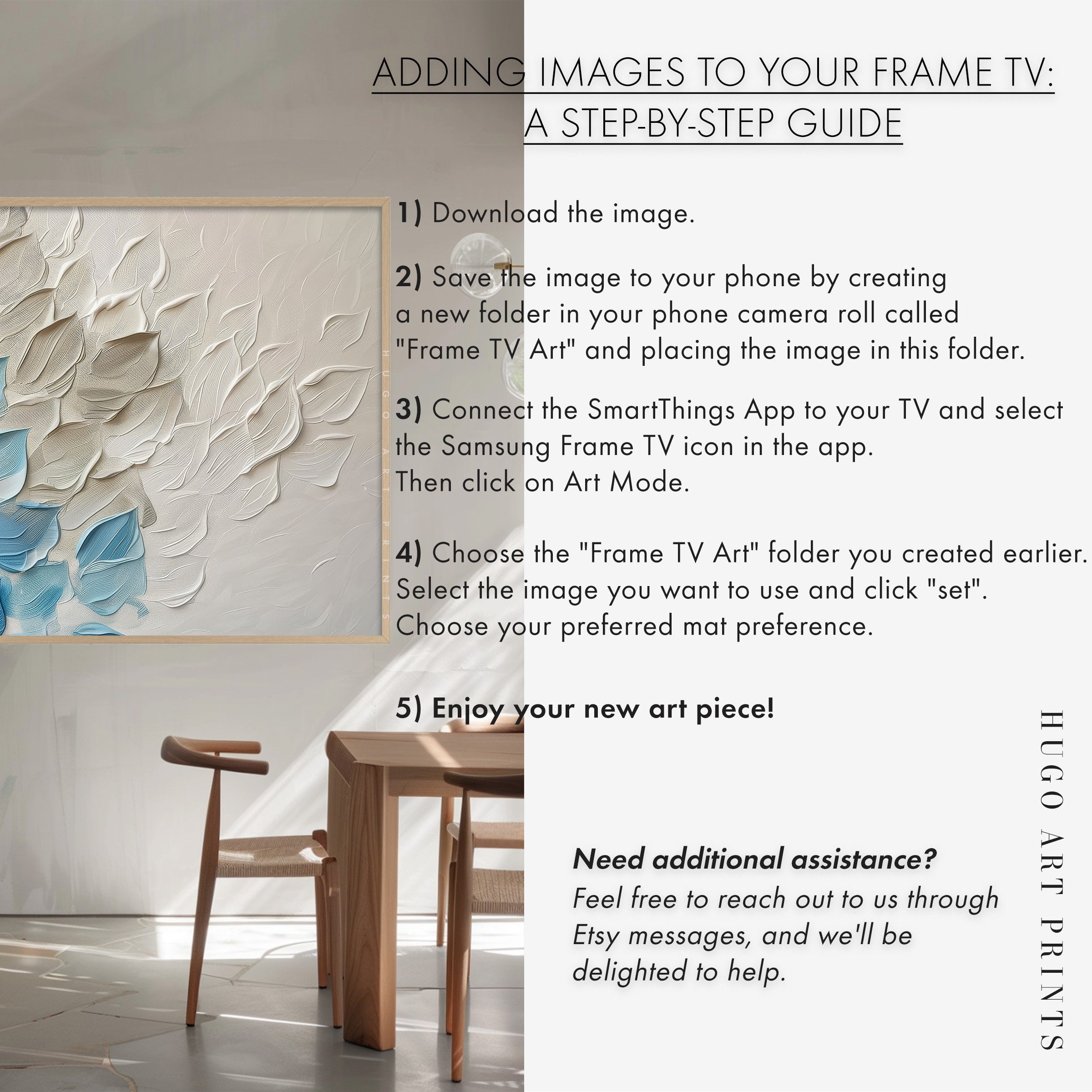 Samsung Frame TV Art, Modern Texture Painting for Frame TV, Palette ...