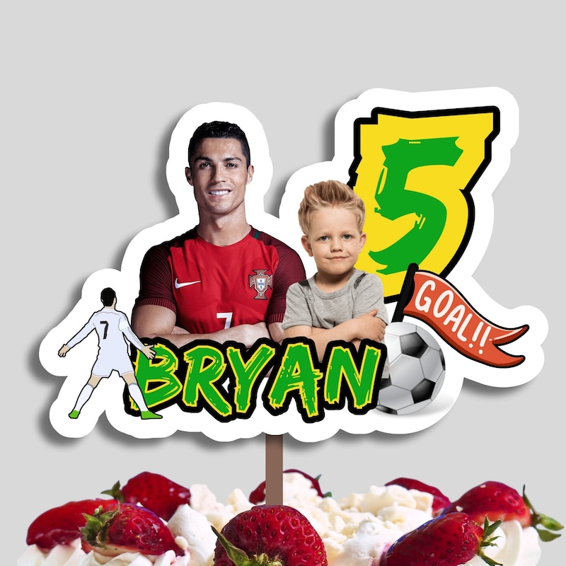 Cristiano Ronaldo Cake Topper - Etsy