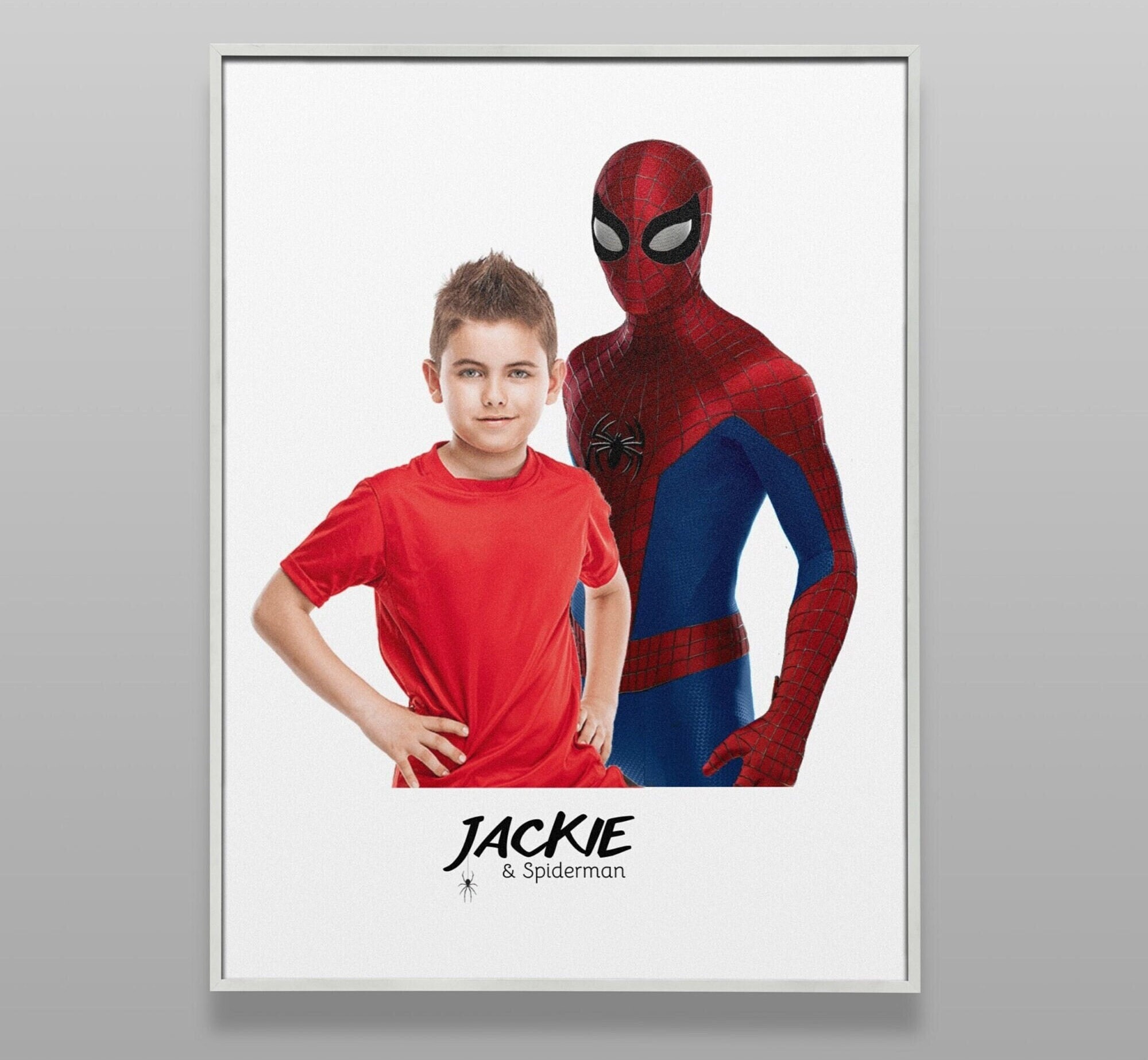 Personalized Spiderman Poster, Printable Gift, Personalized Gift ...