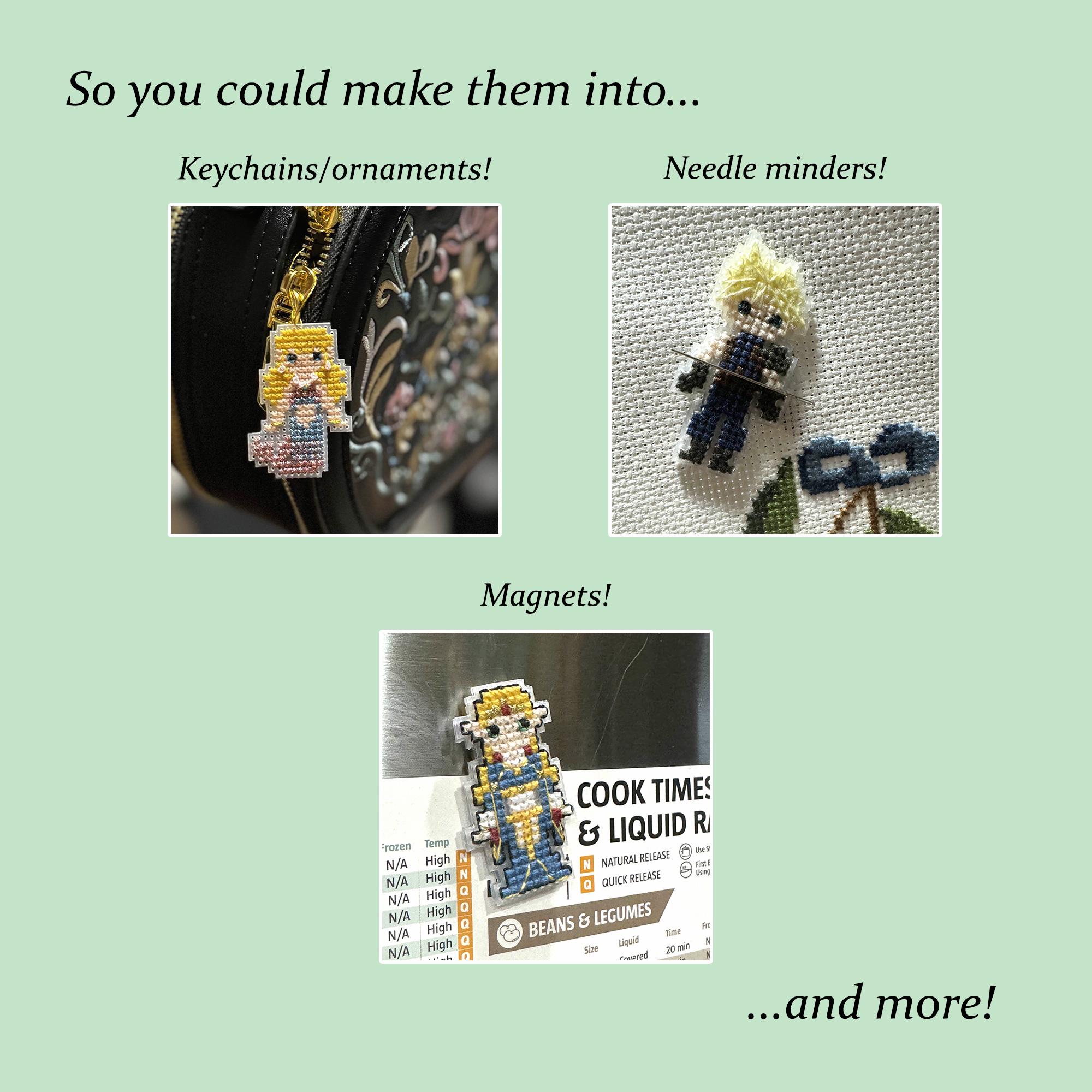 Tiny Cross Stitch Patterns - Botw Totk Link/zelda Set - Etsy