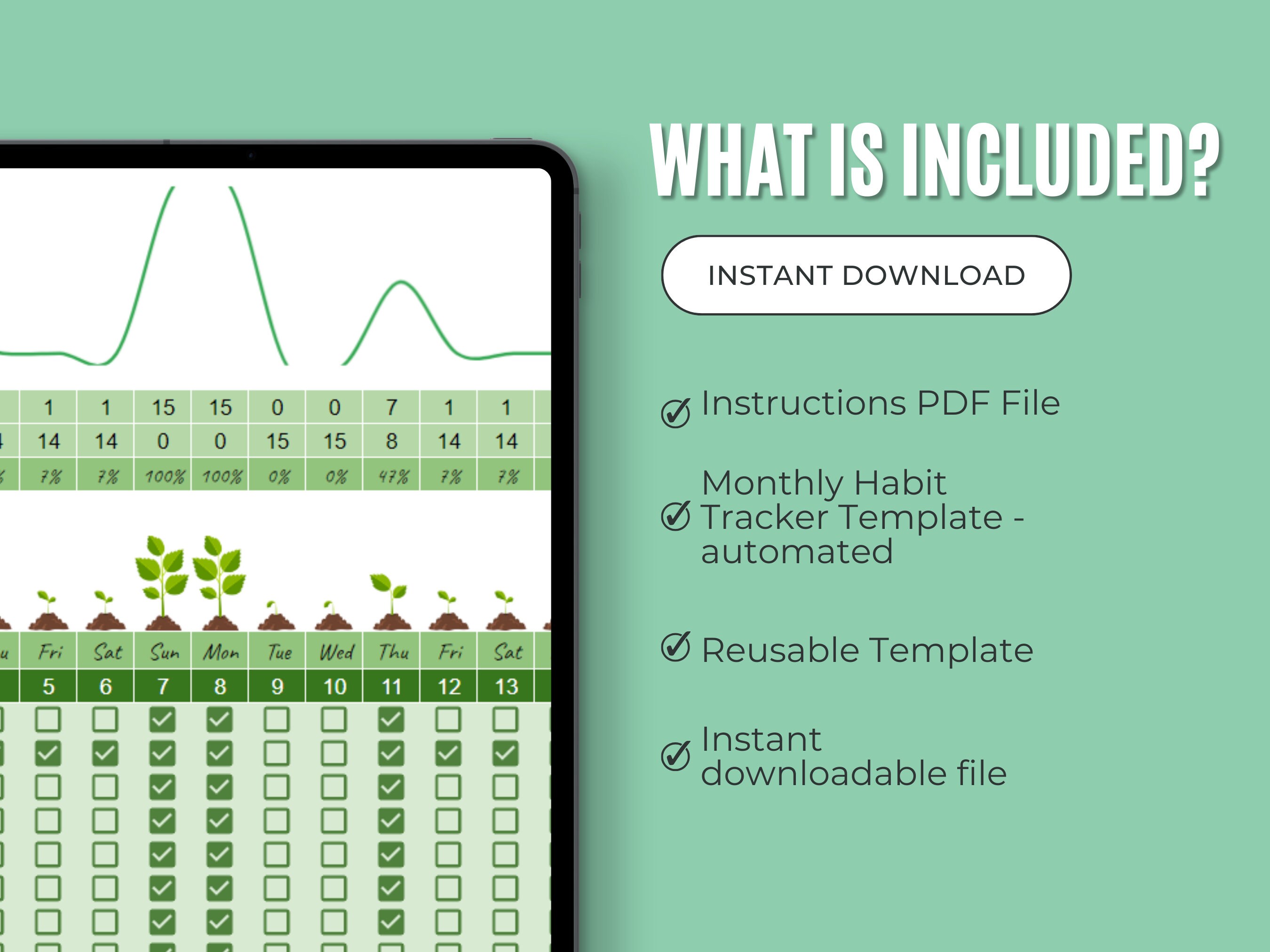 Growing Habit Tracker - Daily Planner & Progress Monitor | Automatic ...