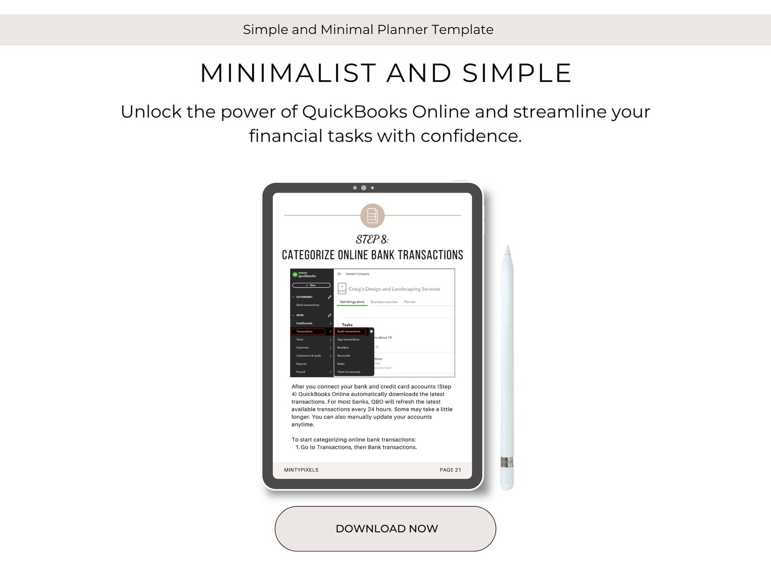 Quickbooks Beginner S Guide Ebook For Setting Up And Managing Finances