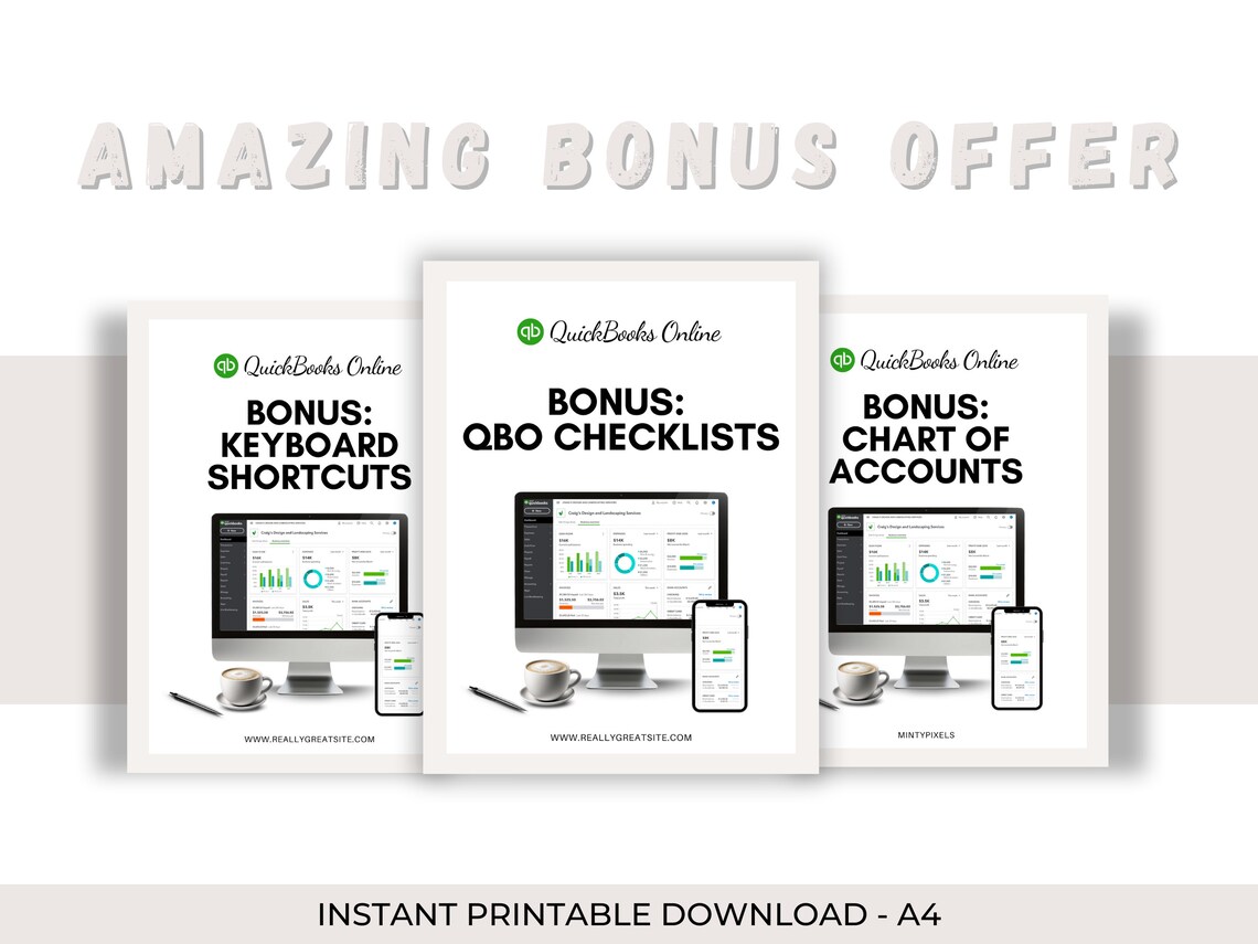 Quickbooks Beginner's Guide EBOOK: for Setting up and Managing Finances ...