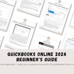 Quickbooks Beginner's Guide EBOOK: for Setting up and Managing Finances ...