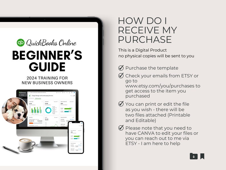 Quickbooks Beginner's Guide EBOOK: for Setting up and Managing Finances ...