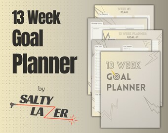 13 Week Goal Planner (prisms Edition) - Printable + PDF - 138 Pages - Etsy