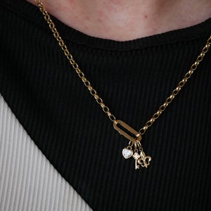 Solid 14k Gold Charms- Heart, Butterfly, Shell, Clover Key - Etsy