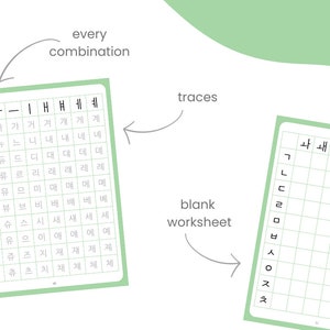 Korean Writing Practice, Hangul Writing Practice, Korean Writing ...