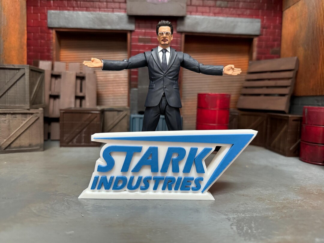 Stark Industries 3D Printed Display Stand - Etsy