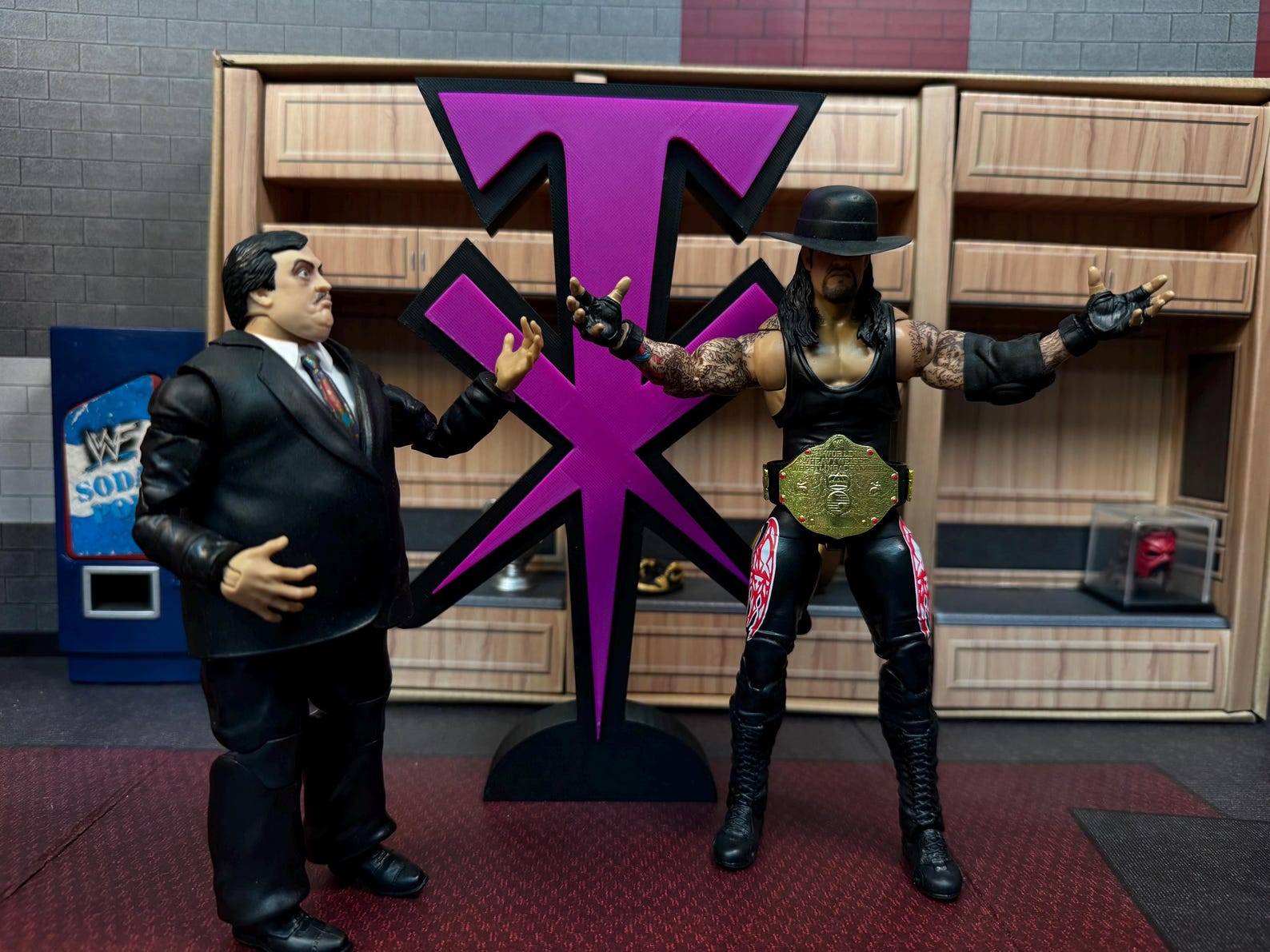 Undertaker Cross Wrestling Display Stand 3D Printed - Etsy