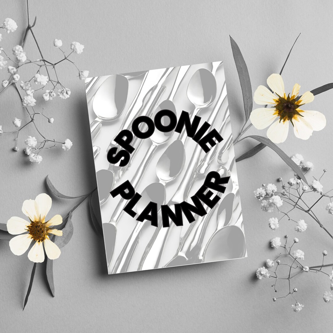 Spoonie Planner, Chronically Ill, Spoon Theory, Daily Spoon Tracker ...