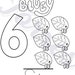 Bluey Children Learning Number & Coloring Worksheets - Etsy Australia