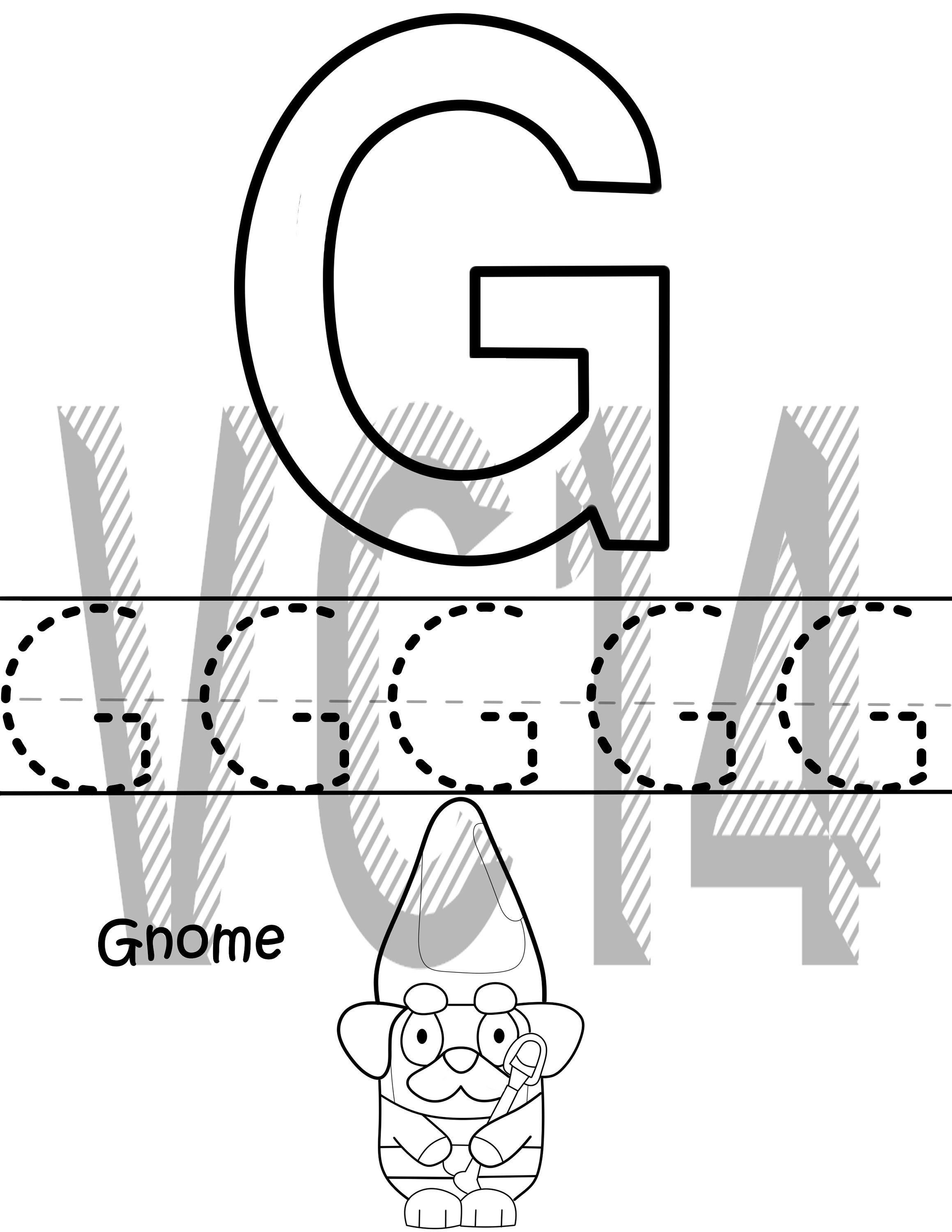 Bluey Children Alphabet Tracing/coloring Worksheet Digital Printing - Etsy