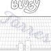 Bluey Children Color & Tracing Learning Worksheets - Etsy