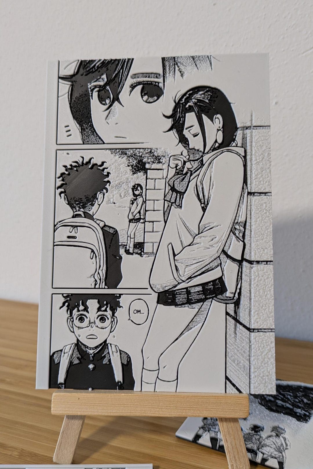 Dandadan Magnet - Okarun and Momo Romantic Panel 9x13 Cm Handmade Decor ...