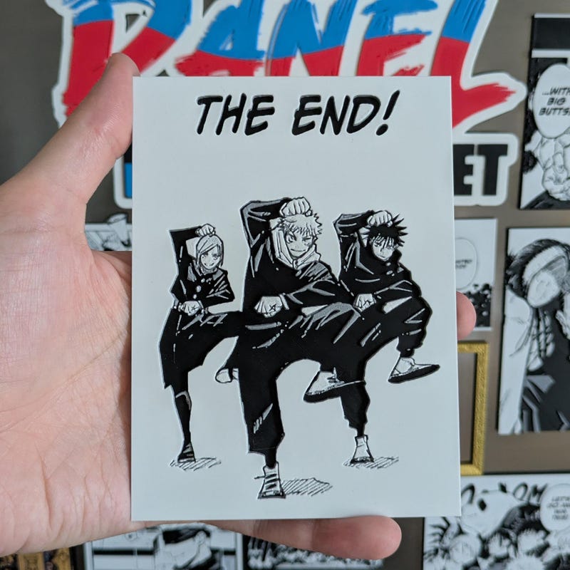 Yuji Itadori Manga Panels - Etsy