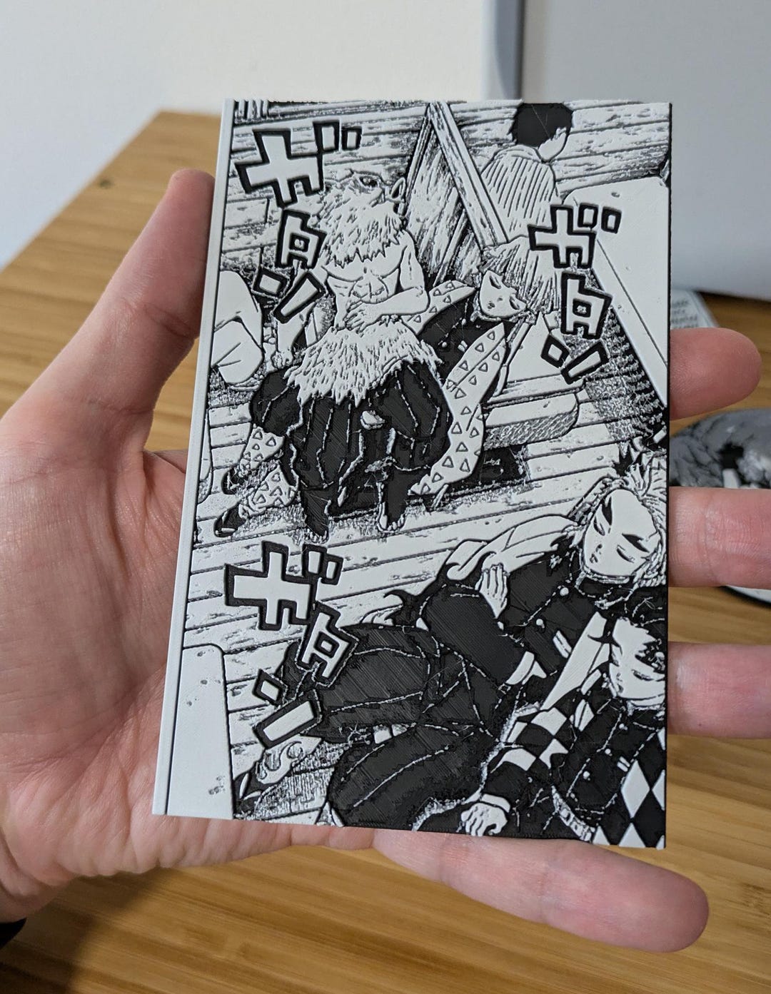 Demon Slayer Magnet 9x14 Cm Manga Panel With Tanjiro Zenitsu Inosuke ...