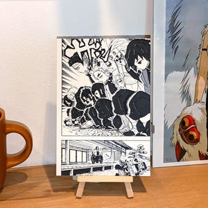 Demon Slayer 3D Manga Panel | Hashira Bow Scene | Handmade Anime Wall ...
