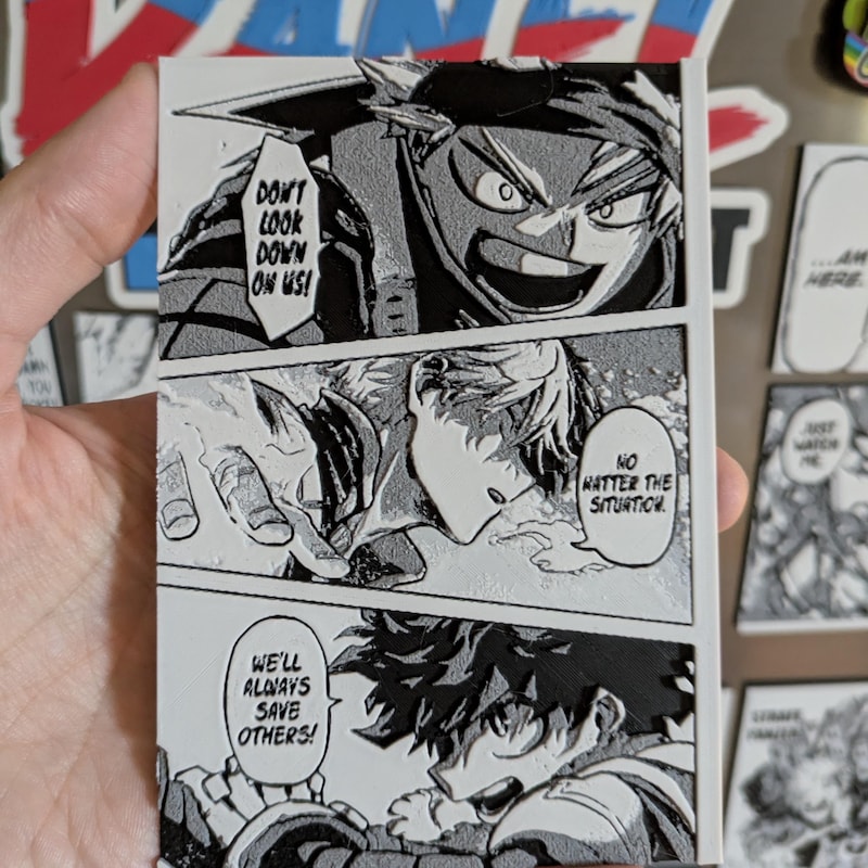 Deku Manga Panel - Etsy