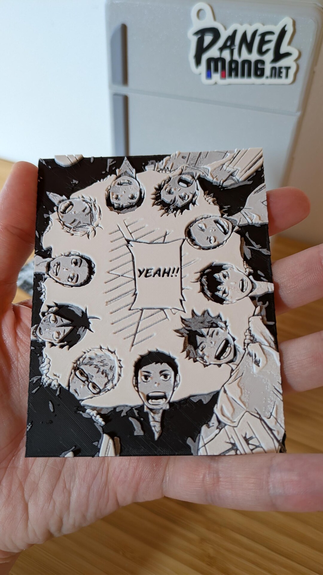 Haikyuu Magnet – Karasuno Team “yeah!!” Circle Panel 9x11.5 Cm 3D ...